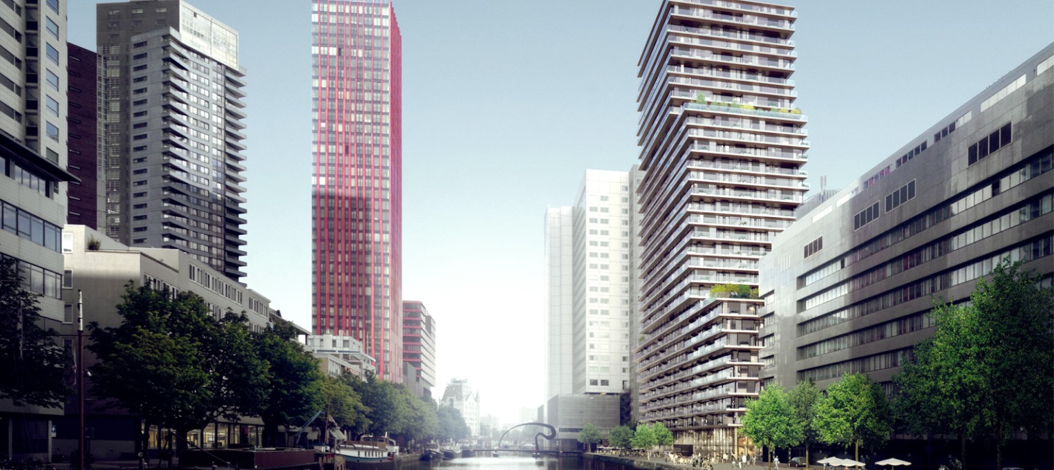 Terraced Tower: een Rotterdamse woontoren met uitzicht op de Maas